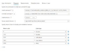 Install Sentinel One with Intune